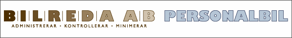 Bilreda Personalbil - Inloggning